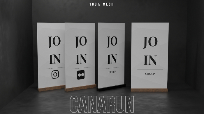 Second Life Marketplace - Join Display/Social Media - CANARUN (Rezzme)